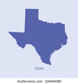 Texas Map Latitude Longitude Location Vector: เวกเตอร์สต็อก (ปลอดค่า ...