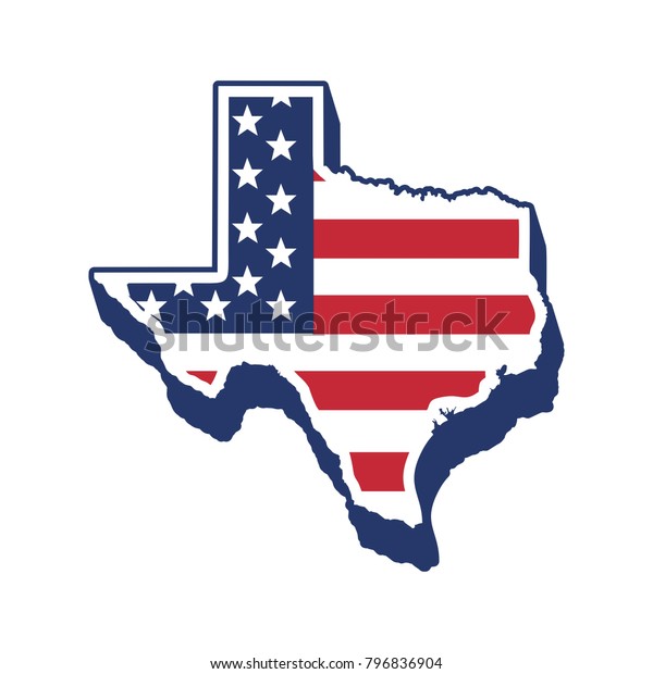 texas map. texas icon. texas symbol. logo vector.