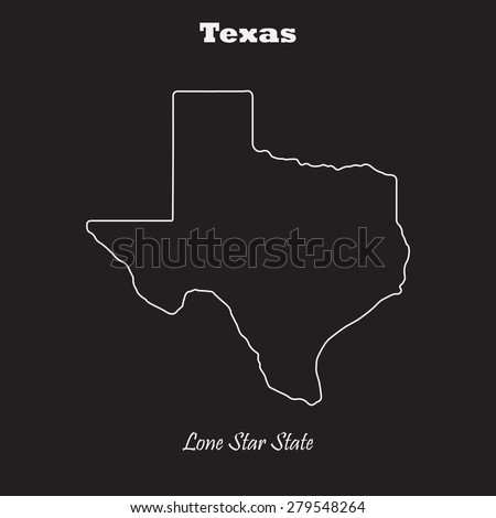 State Of Texas Outline | Free download on ClipArtMag