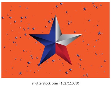 Texas Star Background Banner Concept Vector Stock Vector (Royalty Free ...