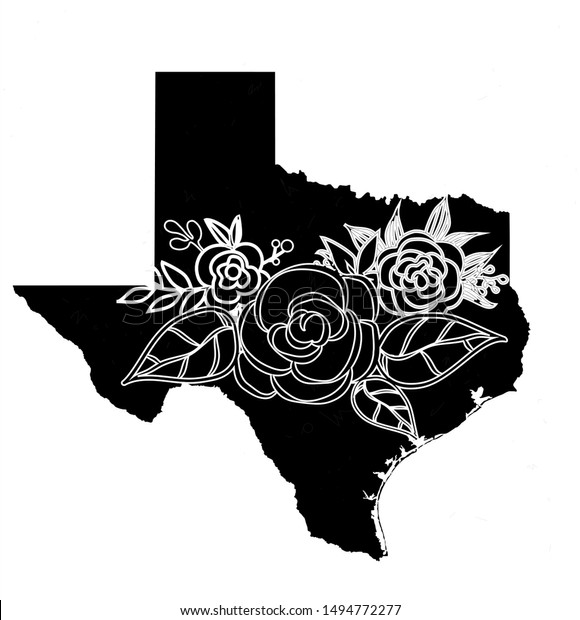 Texas State Clip Art Illustration 스톡 벡터(로열티 프리) 1494772277 | Shutterstock