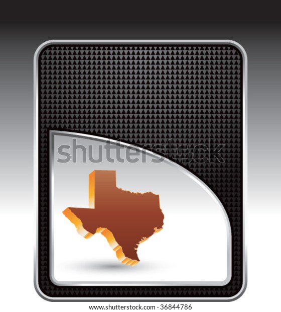 Texas State On Black Curved Template Stock Vector (Royalty Free ...