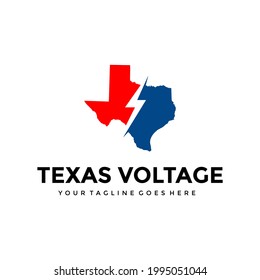 Texas Voltage Logo Design Creative Idea Stock Vector (Royalty Free ...