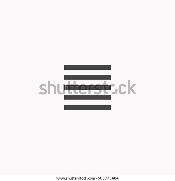 Text Align Icon Illustration Isolated Vector Stock Vector (Royalty Free ...