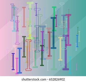 Text Alphabet Design Idea Stock Vector (Royalty Free) 652826902 ...