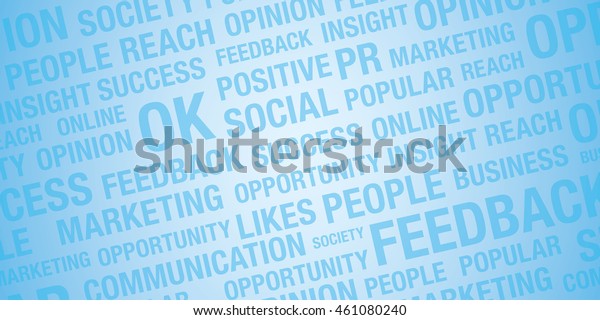 Text Background Blue Textual Pattern Different Stock Vector (Royalty ...