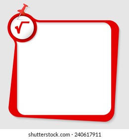 Text Frame Your Text Check Box: เวกเตอร์สต็อก (ปลอดค่าลิขสิทธิ์ ...