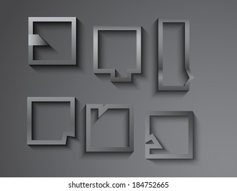 Text Box Vector Design Stock Vector (Royalty Free) 184752665 | Shutterstock