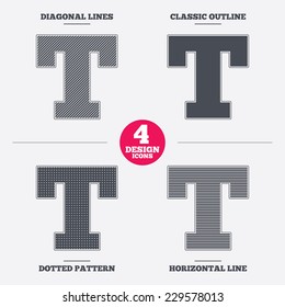 14,871 Outlined letter t Images, Stock Photos & Vectors | Shutterstock