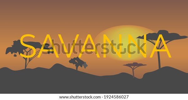 24 Savana Trees Africa Vector Images, Stock Photos & Vectors | Shutterstock