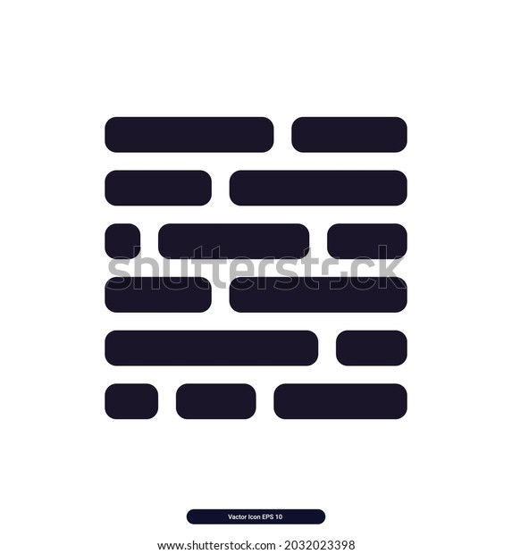 Text_justify_all Icon Layout Sign Symbol Icons Stock Vector (Royalty ...