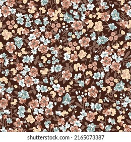 Textile Design Cute Flower Pattern Image Stock Vector (Royalty Free ...