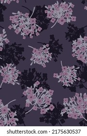 Textile Design Cute Flower Pattern Stock Vector (Royalty Free ...