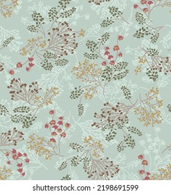 Textile Design Cute Flower Pattern Image Stock Vector (Royalty Free ...
