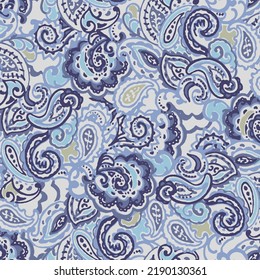 Textile Design Paisley Pattern Image Stock Vector (Royalty Free ...