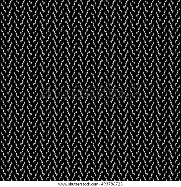 Textile Fabric Black White Herringbone Pattern Stock Vector (Royalty ...