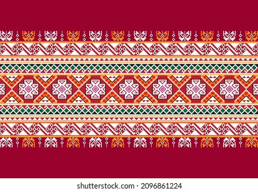 Textile Pattern Design Art Asia Vector Stock Vector (Royalty Free ...