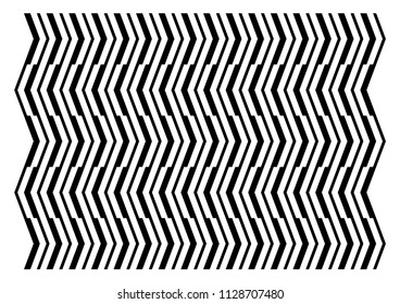 Texture Abstract Geometric Line Direction Illusion Stock Vector ...