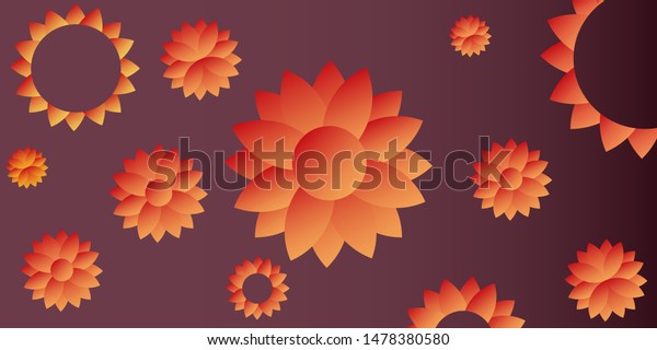 Texture Flower Vector Illustration Floral Pattern Stock Vector (Royalty ...