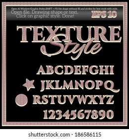 Texture Graphic Style Design Stock Vector (Royalty Free) 186586115 ...
