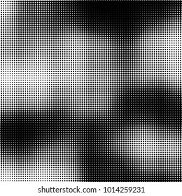 Texture Halftone Black White Monochrome Abstract Stock Vector (Royalty ...