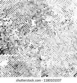 Radial Halftone Texture Black White Vector Stock Vector (Royalty Free ...