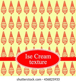 Texture Ice Cream Red Stock Vector (Royalty Free) 436825933 | Shutterstock