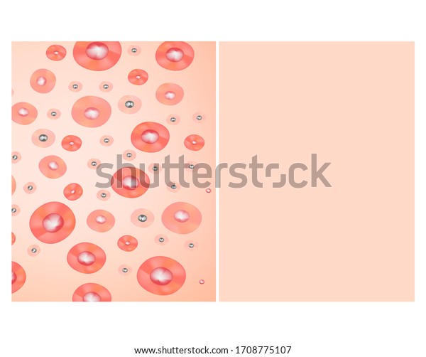 Texture Inflamed Pimples Acne Before After Stock Vector (Royalty Free ...