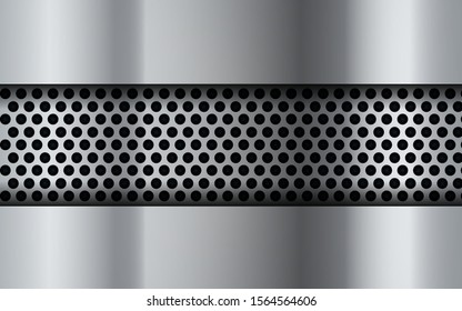 Texture Metal Background Bright Metallic Color Stock Vector (Royalty ...