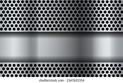 Texture Metal Background Bright Metallic Color Stock Vector (Royalty ...