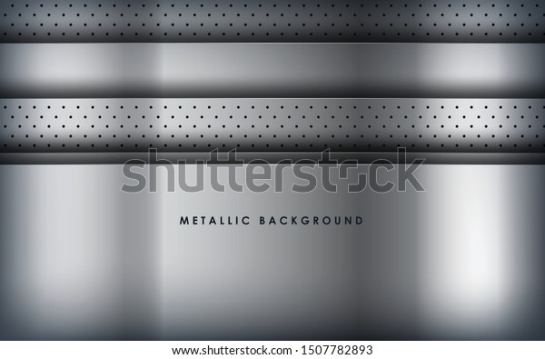 Texture Metal Background Bright Metallic Color Stock Vector (Royalty ...