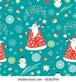 Texture Santa Claus Stock Vector (Royalty Free) 65362954 | Shutterstock