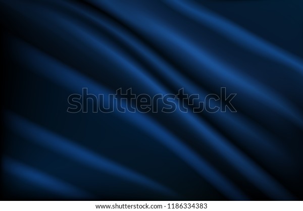 Texture Satin Fabric Folds Vector Illustration Stock Vector (Royalty ...