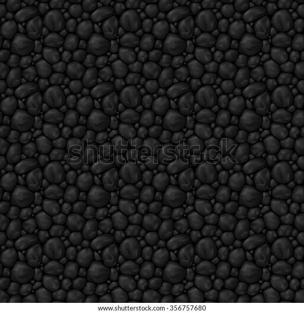 Texture Seamless Black Stone Game Interface Stock Vector (Royalty Free ...