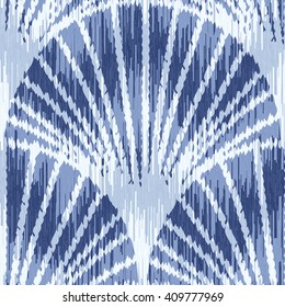 Textured Line Scallop Fan Pattern Seamless Stock Vector (Royalty Free ...