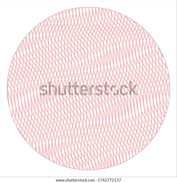 Textured Round Form Isolated On White Stock Vector (Royalty Free ...