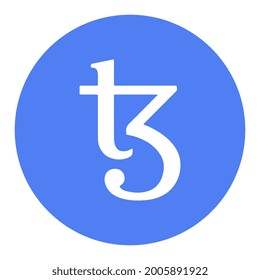 Tezos Xtz Token Symbol Cryptocurrency Logo Stock Vector (Royalty Free ...