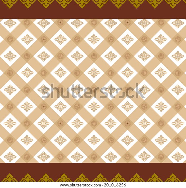 Thai Art Background Vector Stock Vector (Royalty Free) 201016256 ...