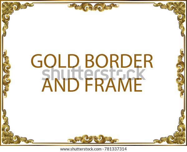 Thai Art Gold Border Frame Thailand: Vector có sẵn (miễn phí bản quyền ...