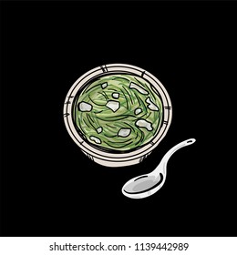 Thai Dessert Cendol Stock Vector (Royalty Free) 1139442989 | Shutterstock