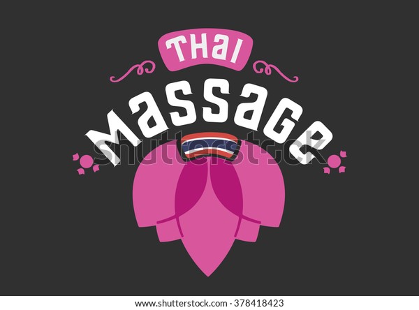 Thai Massage Stock Vector Royalty Free 378418423 Shutterstock