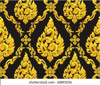 Thai Pattern Background Stock Vector (Royalty Free) 60893236 | Shutterstock