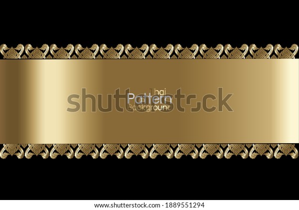 Thai Pattern Background Line Thai Traditional Stock Vector (Royalty ...