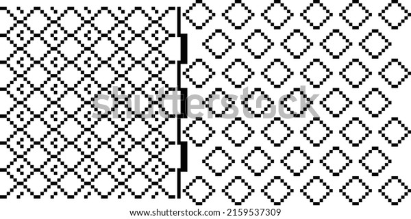 Thai Silk Fabric Patternthai Craft Wallpaper 库存矢量图（免版税）2159537309 ...