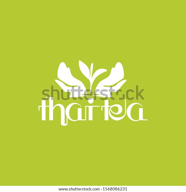 Thai tea Elephant Logo Design Vector Image