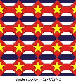 Thailand Vietnam Flags Seamless Pattern Vector Stock Vector (Royalty Free) 1979752742 | Shutterstock