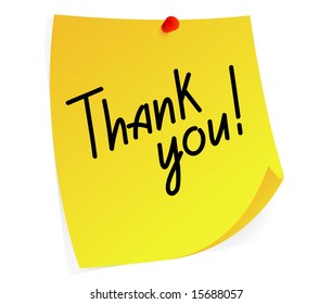 1,918 Sticky Note Thank You Images, Stock Photos & Vectors | Shutterstock