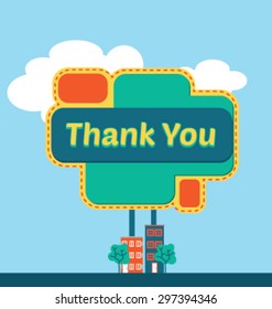 Thank You Design Element Stock Vector (Royalty Free) 297394346 ...