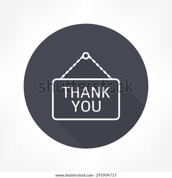 Thank You Icon Stock Vector (Royalty Free) 295904717 | Shutterstock