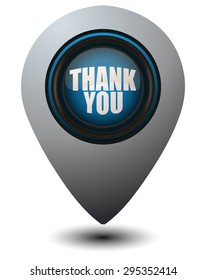 Thank You Map Marker Vector Illustration 스톡 벡터(로열티 프리) 295352414 ...